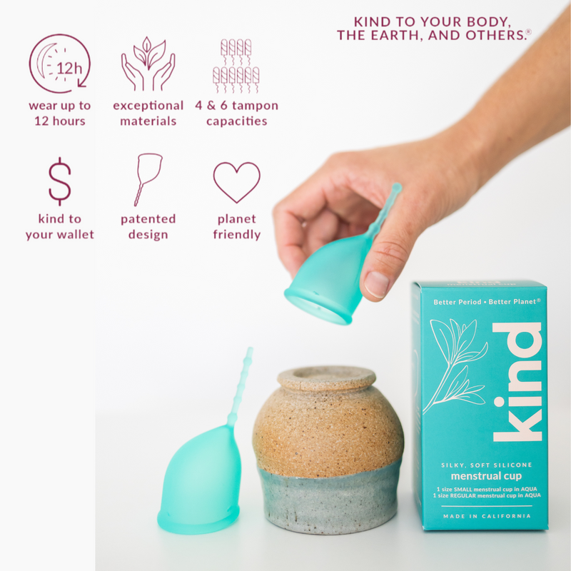 Menstrual Cup - comfortable, sustainable, easy to reach and use - Kind Cup